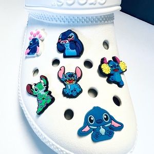 Disney | Accessories | Lilo And Stitch Crocs Shoe Charms Set Of 6 ...
